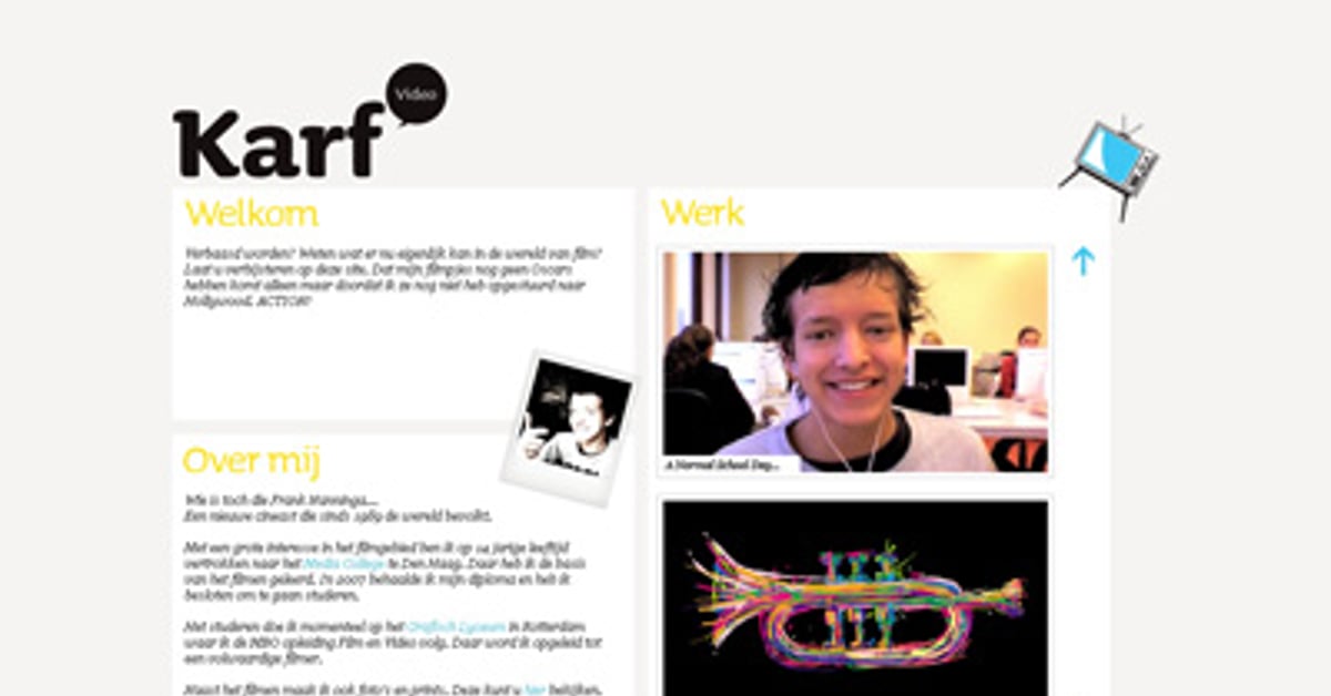Karf — One Page Website Award