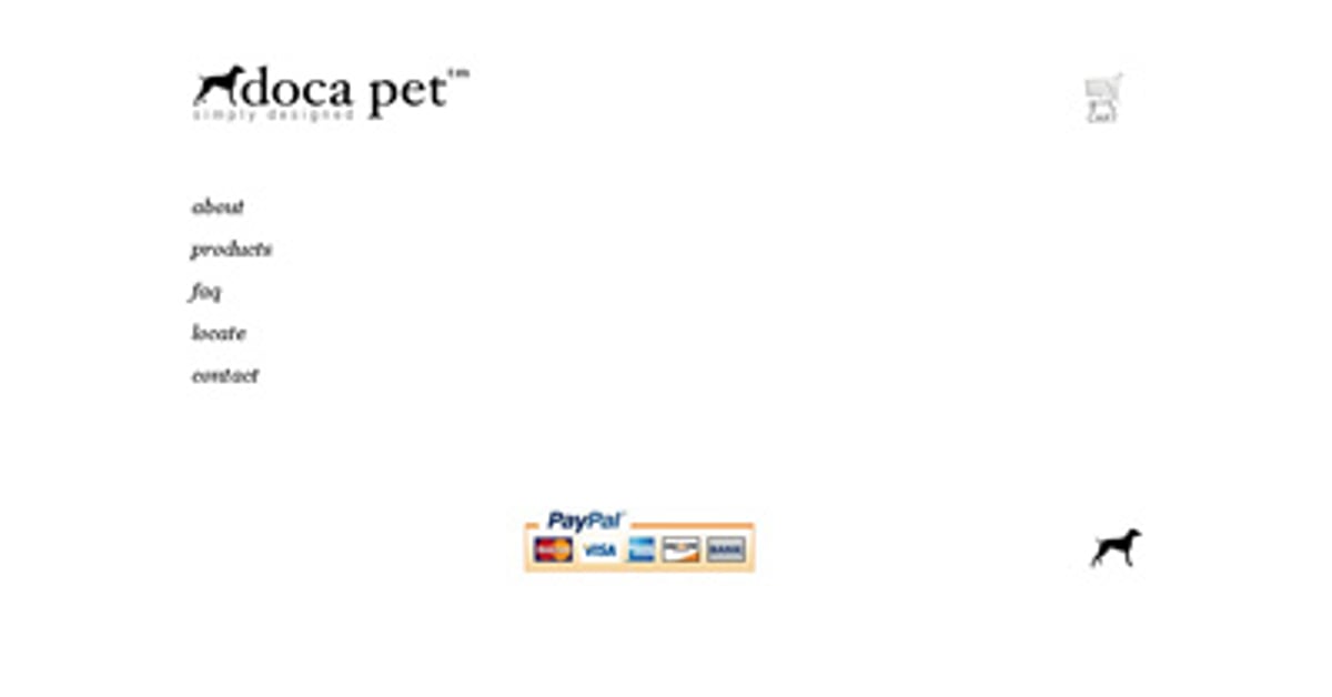 Doca Pet — One Page Website Award