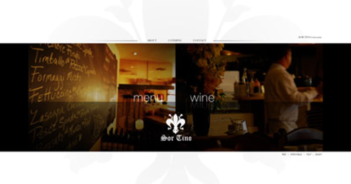 Sor Tino — One Page Website Award