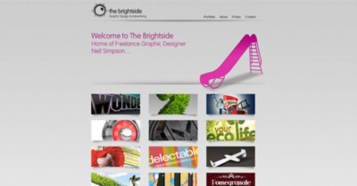The Brightside — One Page Website Award
