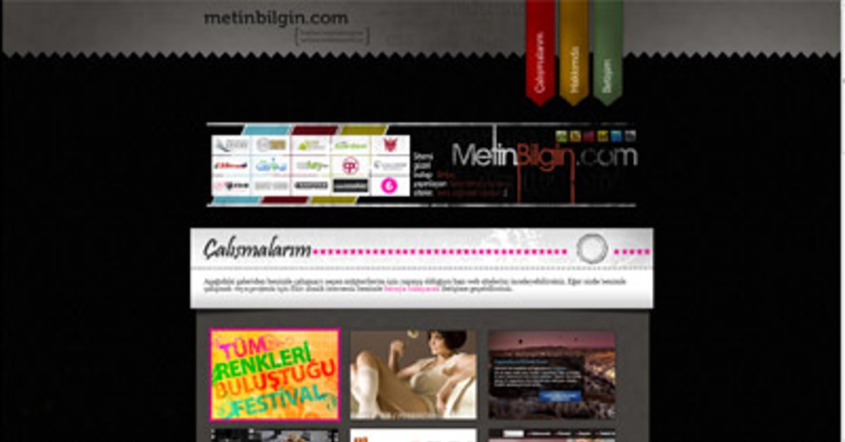 Metin Bilgin — One Page Website Award