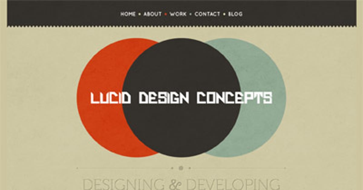 Lucid Design Concepts — One Page Website Award