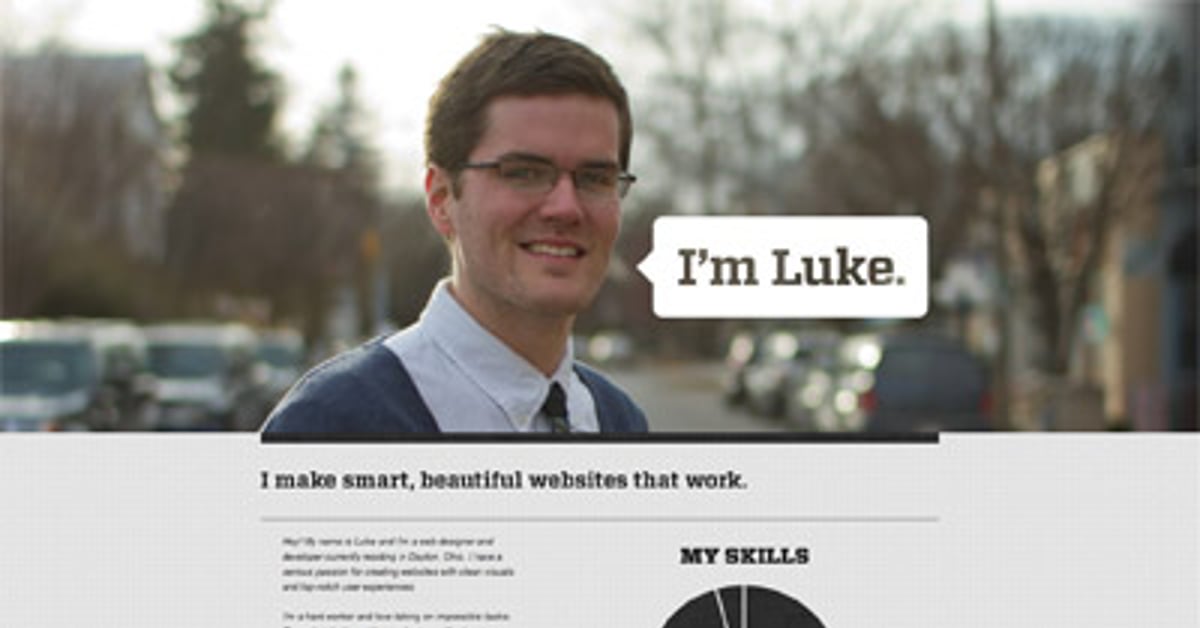 Luke Askew — One Page Website Award
