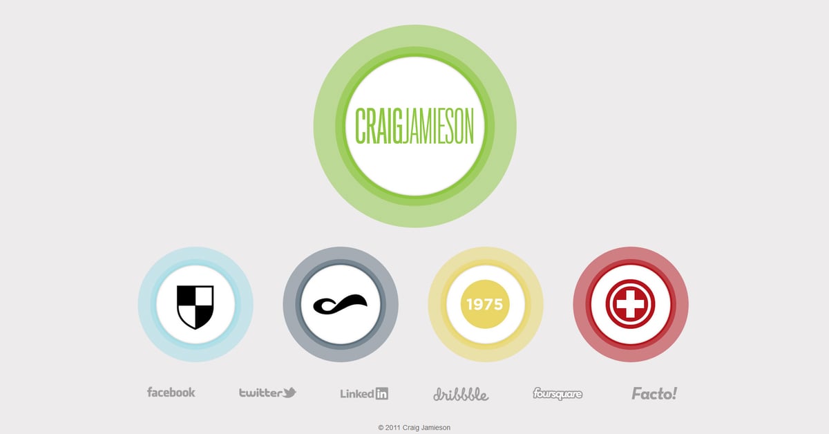 Craig Jamieson — One Page Website Award