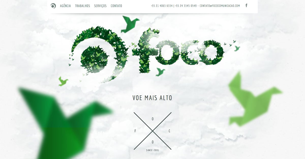 Foco Comunicação — One Page Website Award