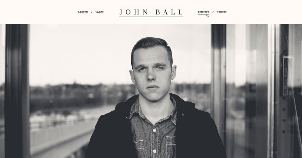 John Ball — One Page Website Award