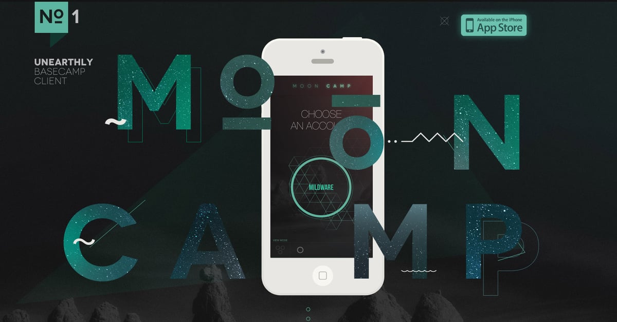 Mooncamp One Page Website Award