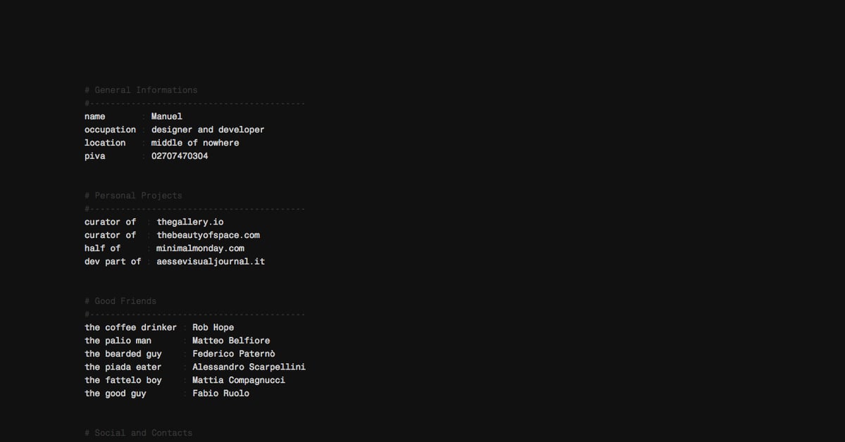 Typed.js One Page Website Examples