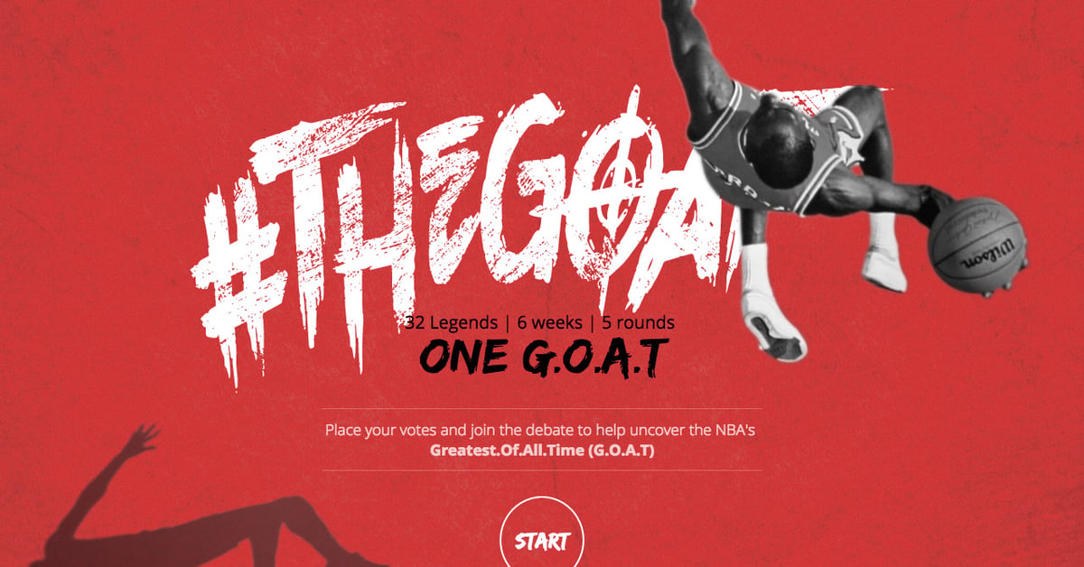 NBA Face Off — One Page Website Award