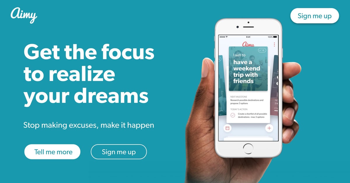 Aimy - One Page Website Award