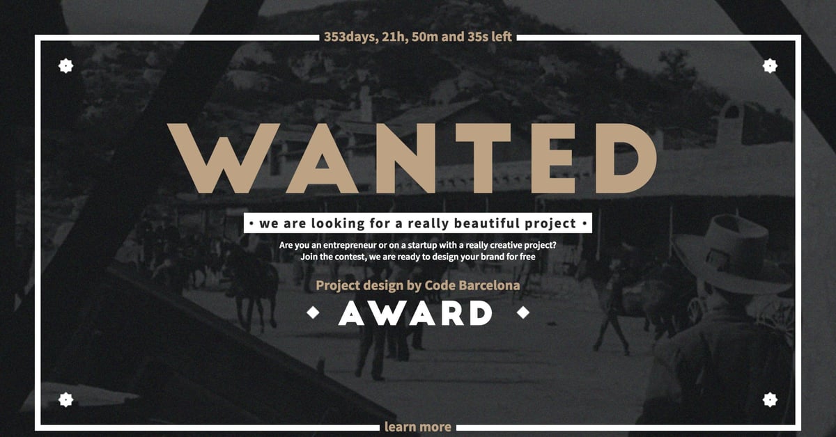 Wanted — One Page Website Award
