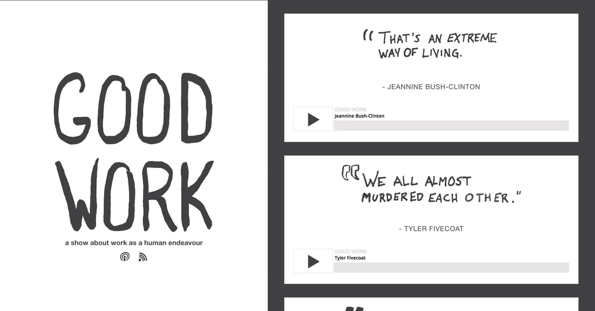 Good Work - One Page Website Award