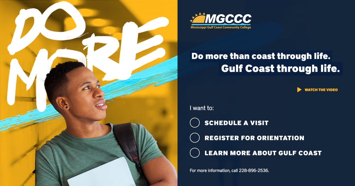 Gulf Coast Through Life - One Page Website Award