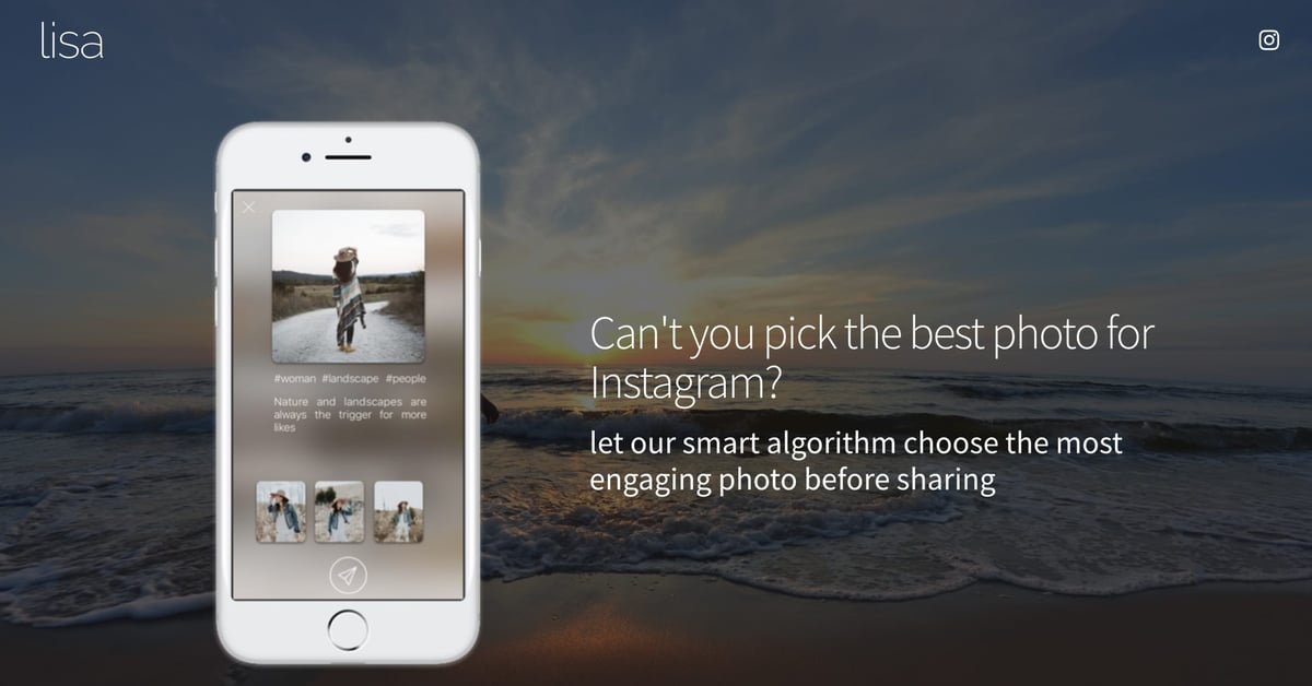 Lisa App - One Page Website Award