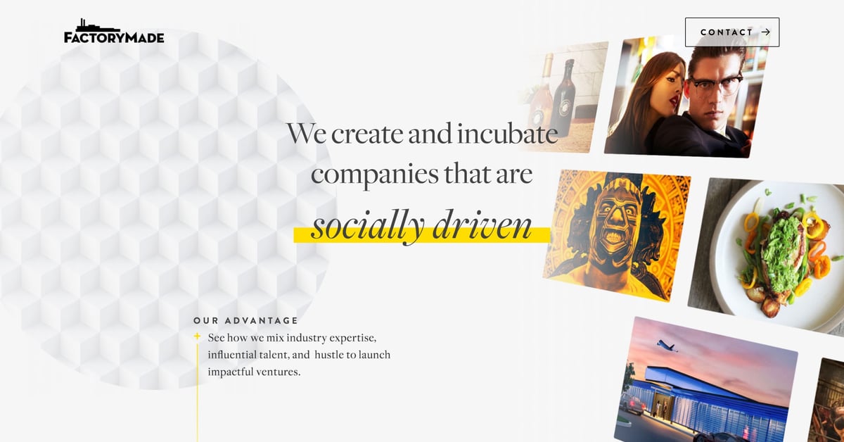 FactoryMade — One Page Website Award