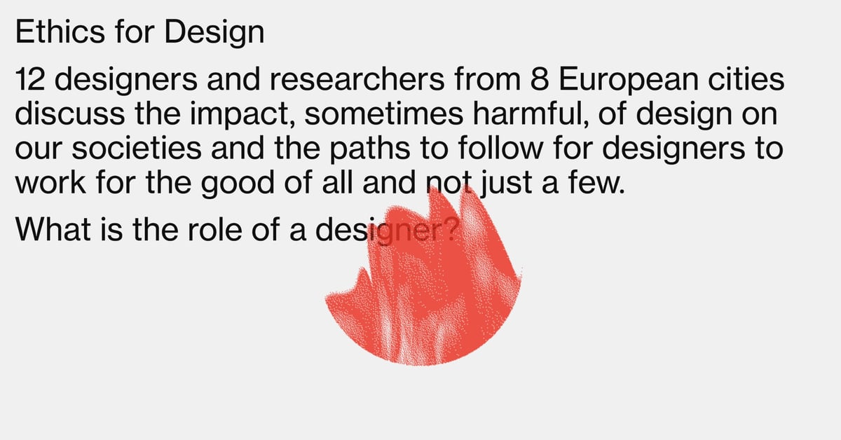 Ethics for Design — One Page Website Award