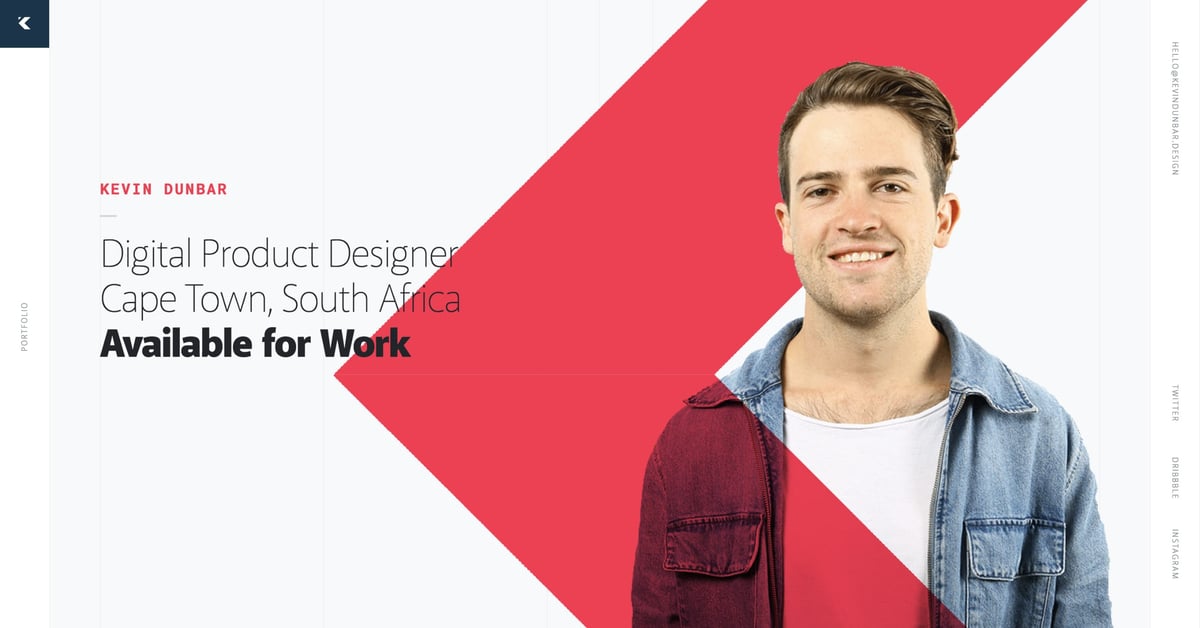 Kevin Dunbar — One Page Website Award