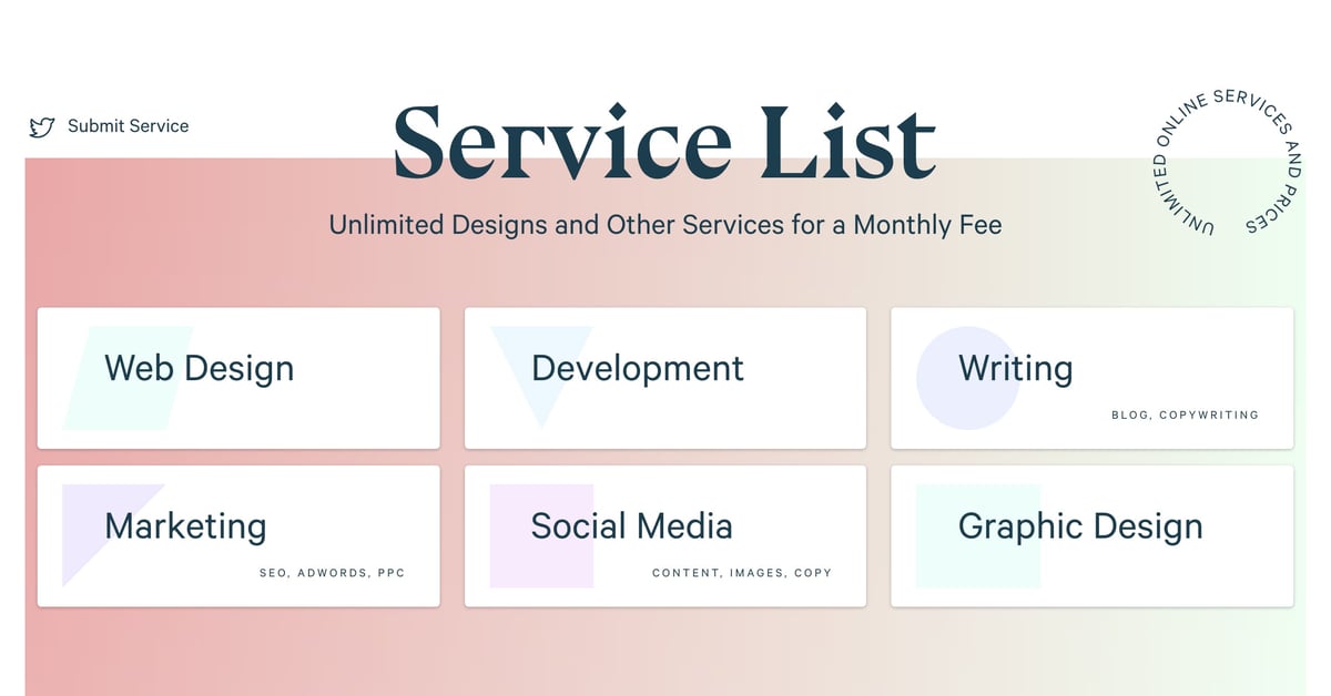 Middleman One Page Website Examples