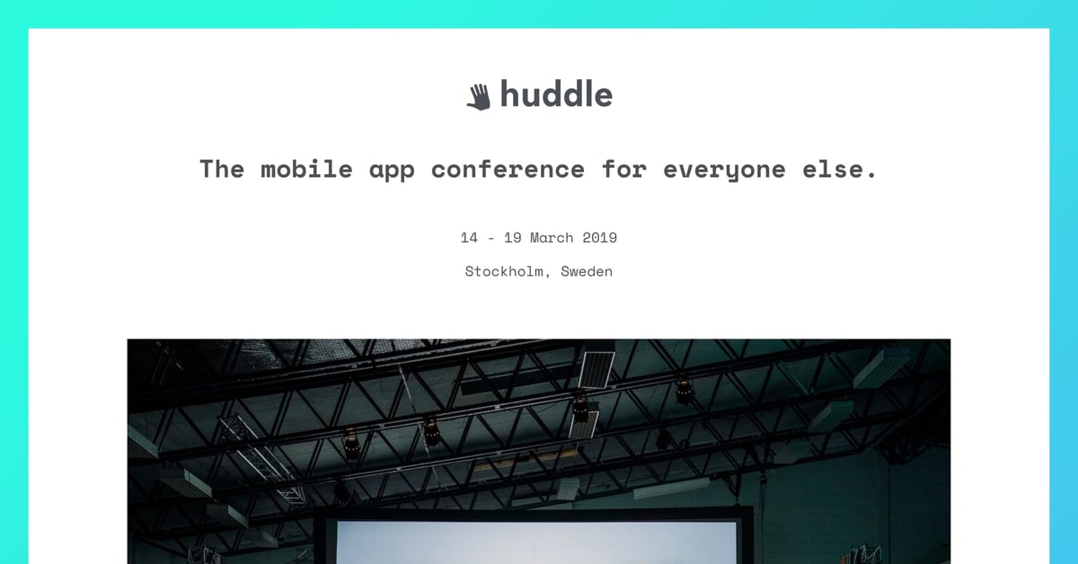 Huddle - Template Review and Demo