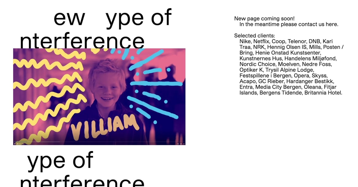 ANTI — One Page Website Award