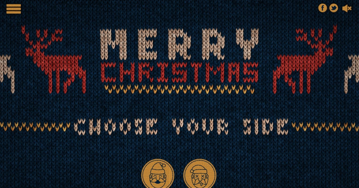 Ugly Christmas Sweater Generator — One Page Website Award