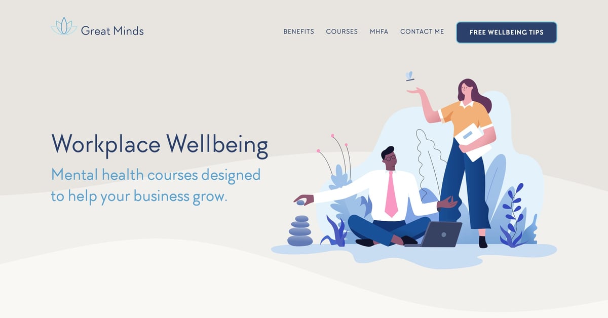 Great Minds — One Page Website Award