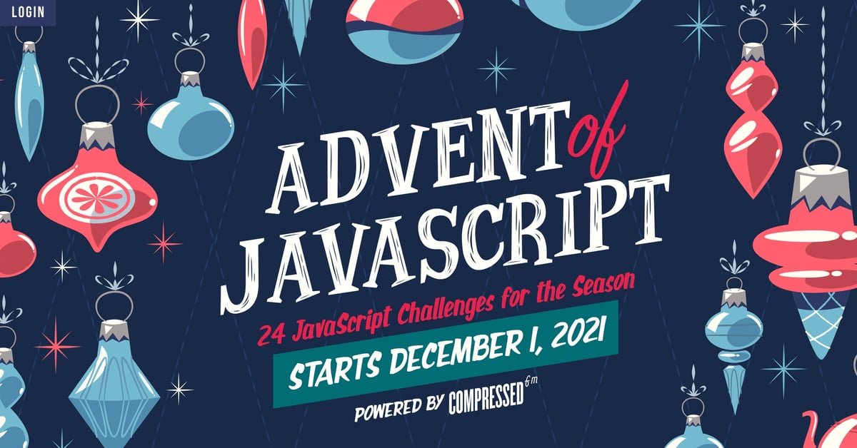 Advent of JS - One Page Website Award