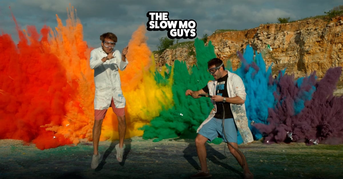 The Slow Mo Guys — One Page Website Award