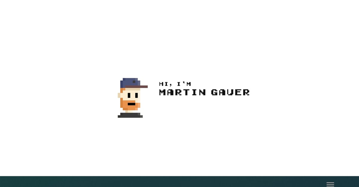 Martin Gauer - One Page Website Award