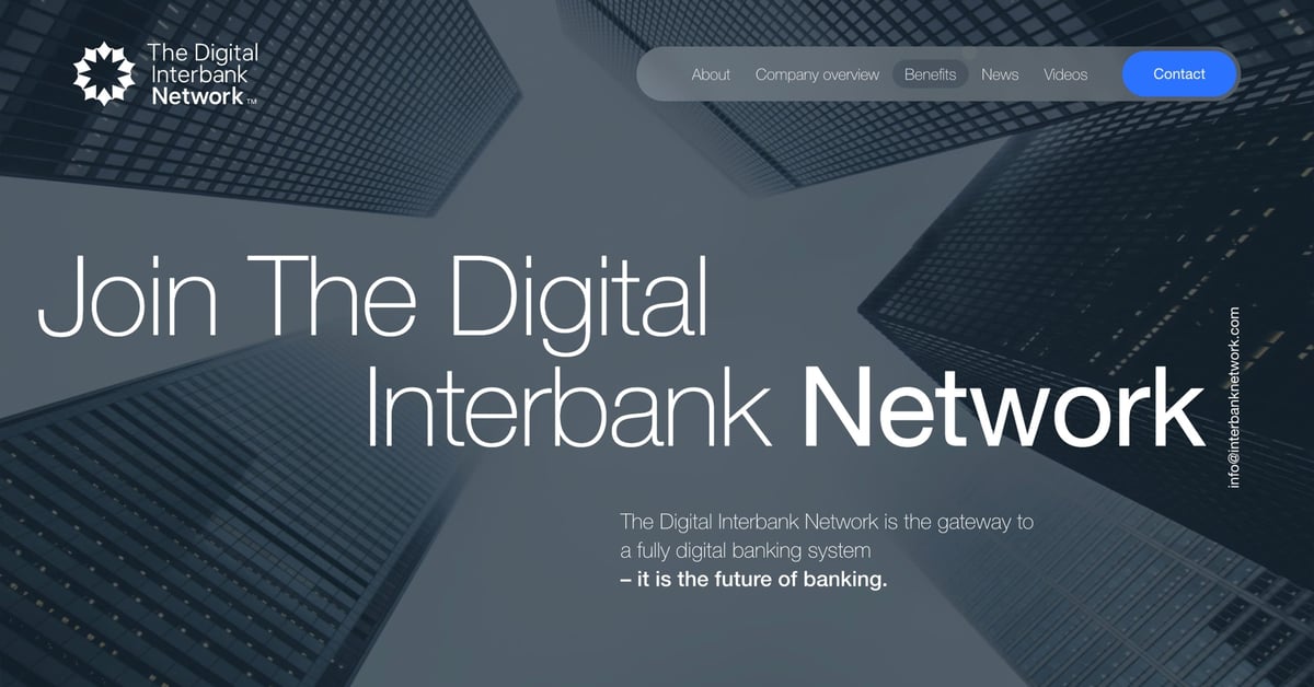 Interbank Network — One Page Website Award