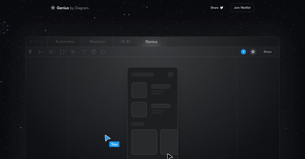 Genius — One Page Website Award