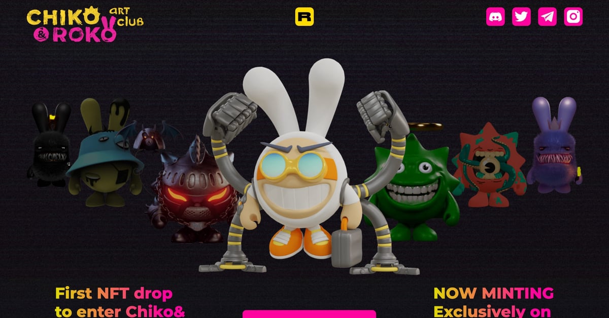 Chiko&Roko Art Club - One Page Website Award