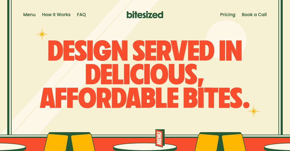 Bitesized — One Page Website Award
