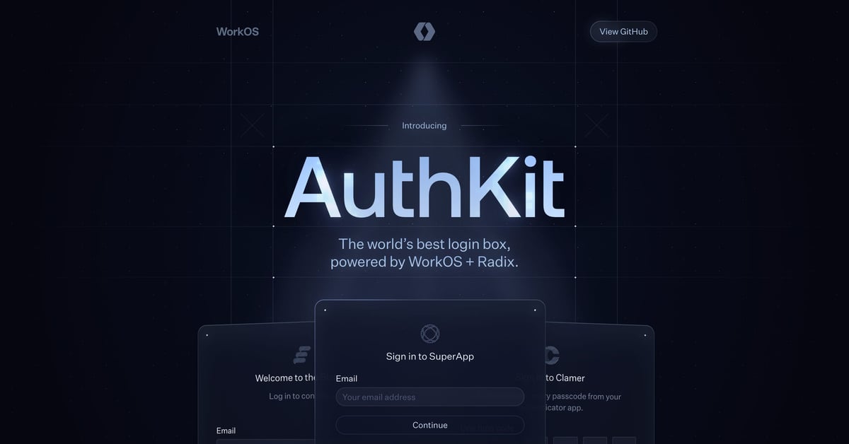 AuthKit - One Page Website Award