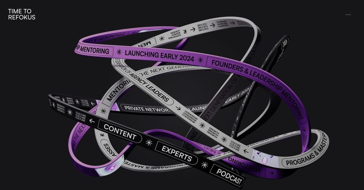 Time To Refokus - One Page Website Award