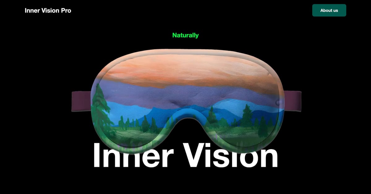 Inner Vision Pro — One Page Website Award