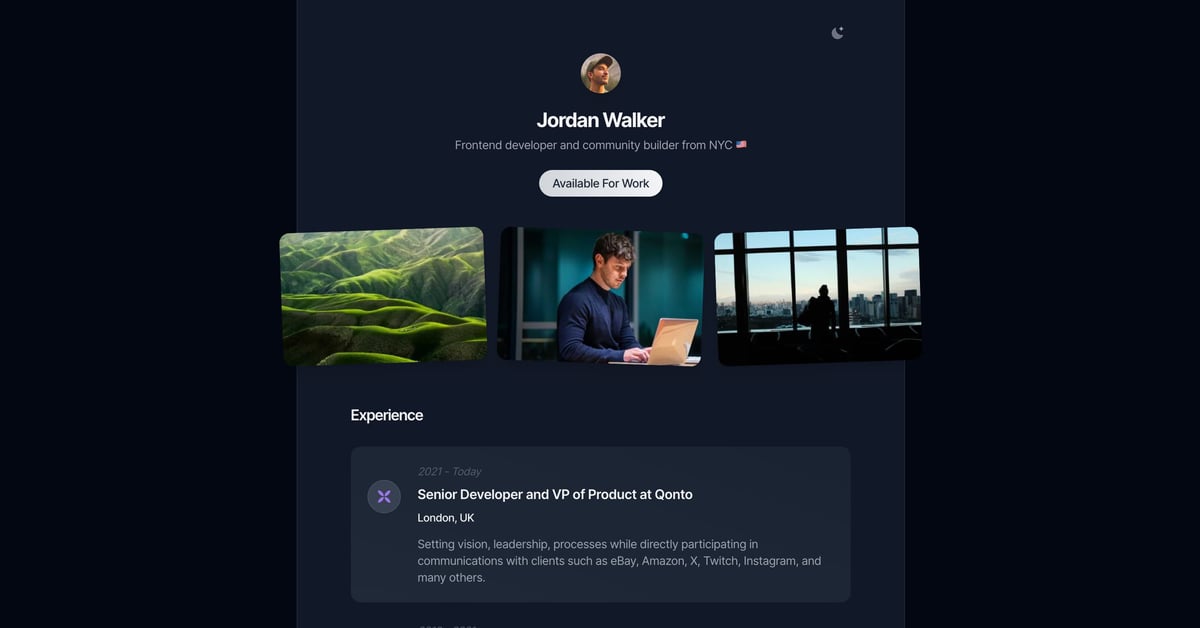 DevFolio - Template Review and Demo