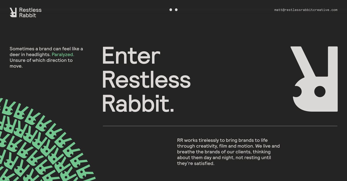 Restless Rabbit Creative — One Page Website Award