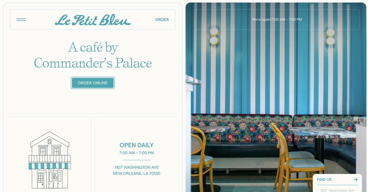 One Page Website Inspiration