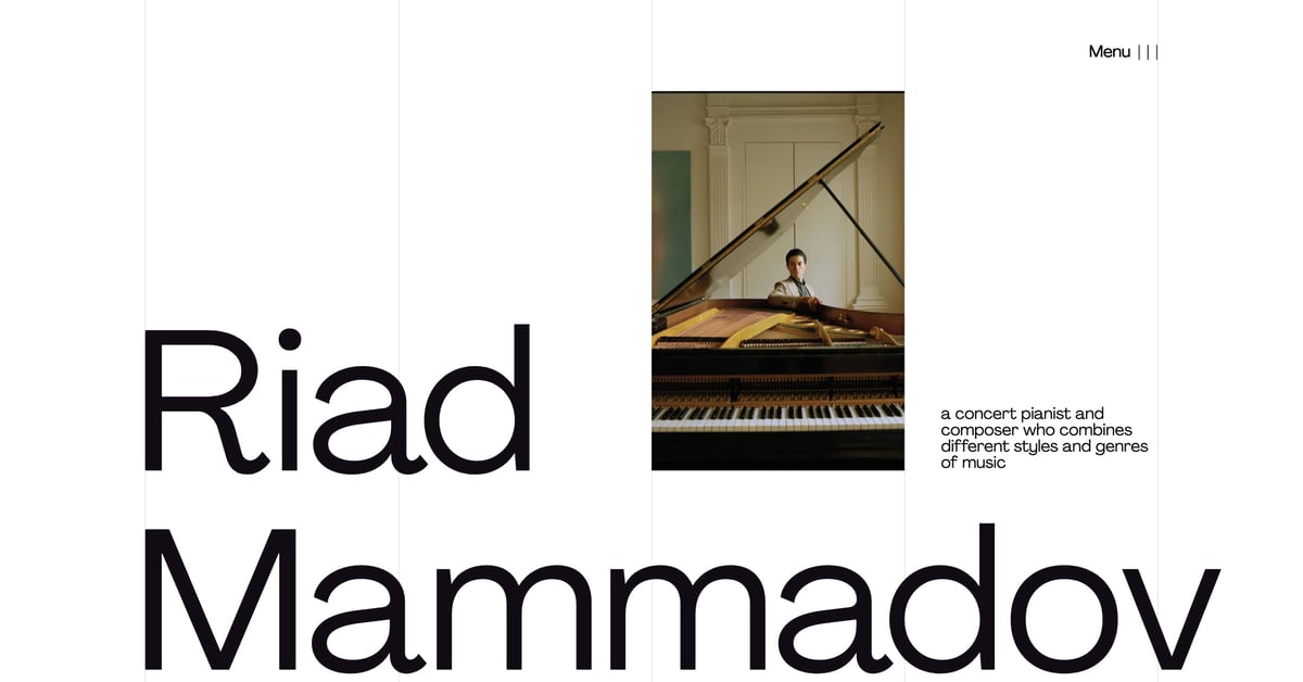 Riad Mammadov - One Page Website Award