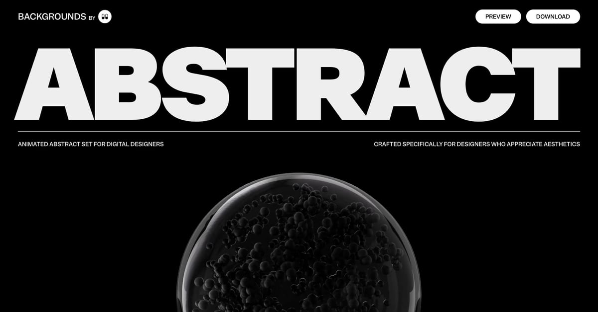 Abstract Animated — One Page Website Award