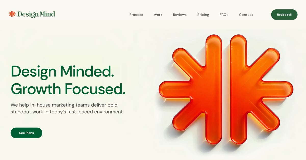 Design Mind — One Page Website Award