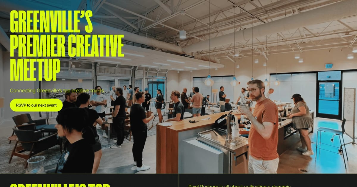 Pixel Pushers - One Page Website Award