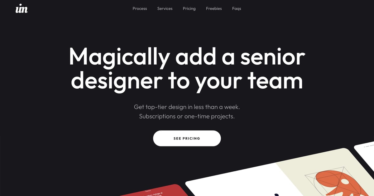 UI Magic — One Page Website Award