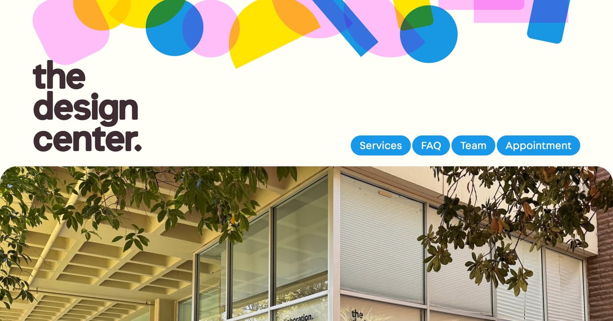 The Design Center — One Page Website Award