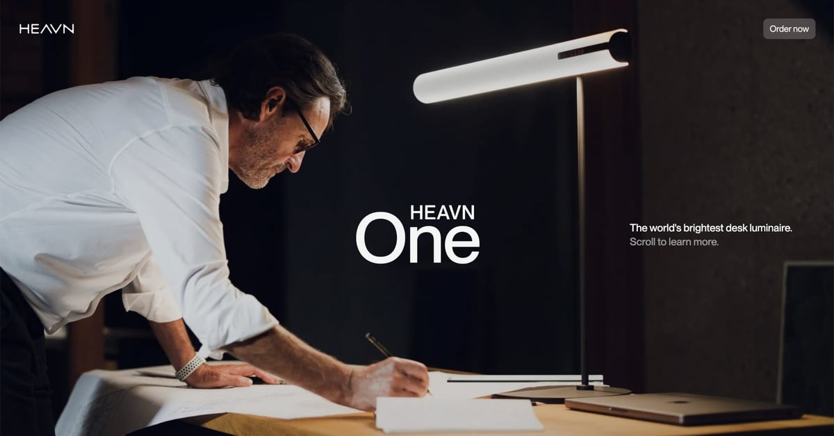 HEAVN One - One Page Website Award
