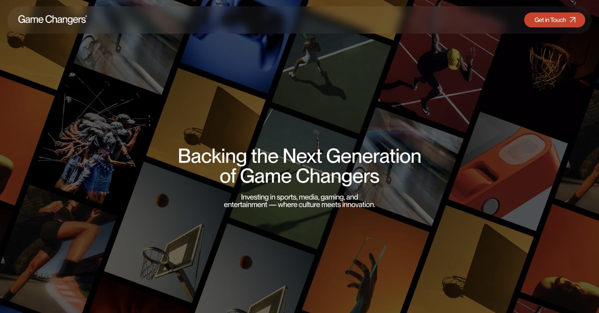 Game Changers - One Page Website Award