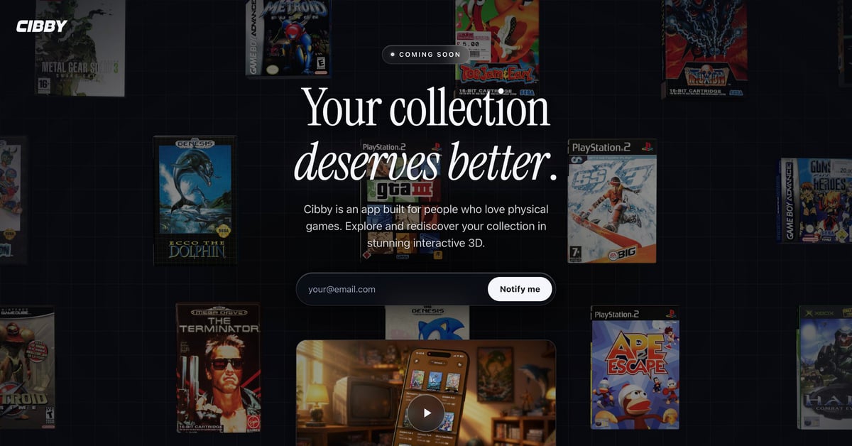 Cibby — One Page Website Award