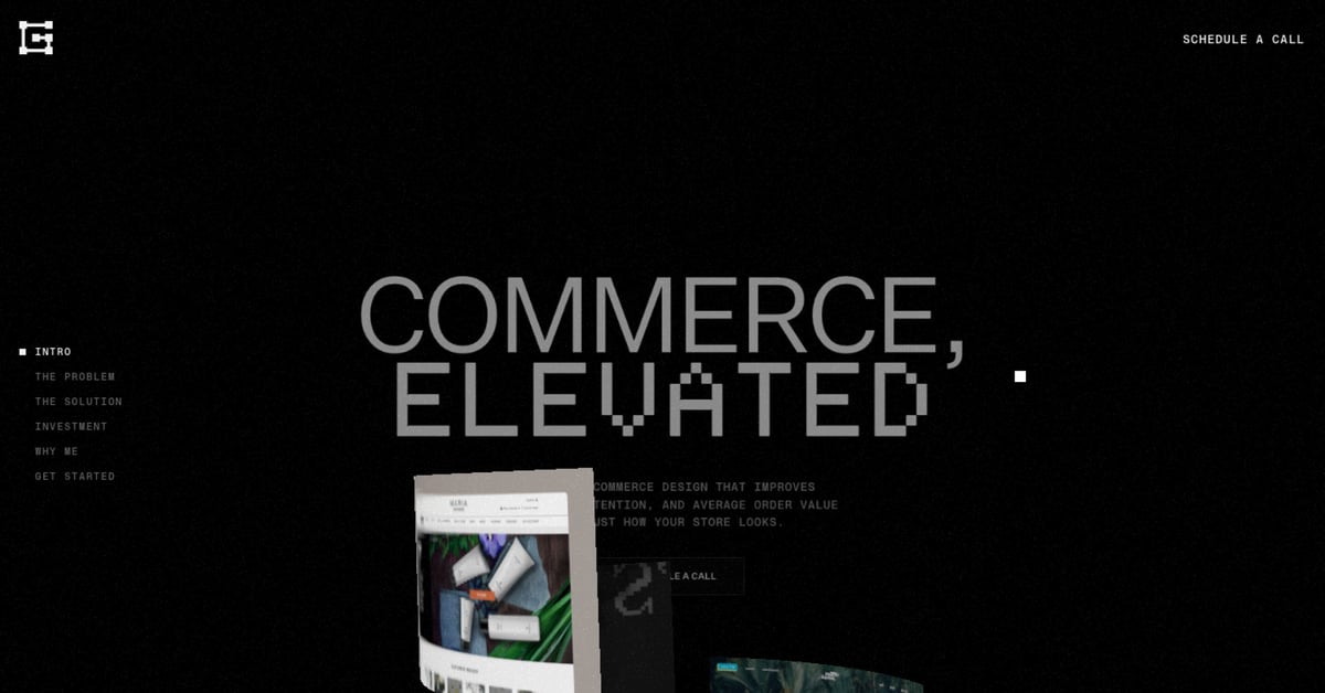 Grilled Pixels Ecommerce — One Page Website Award