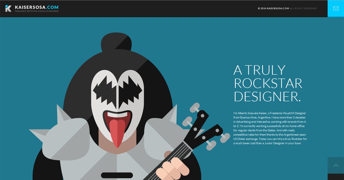 Kaiser Sosa — One Page Website Award